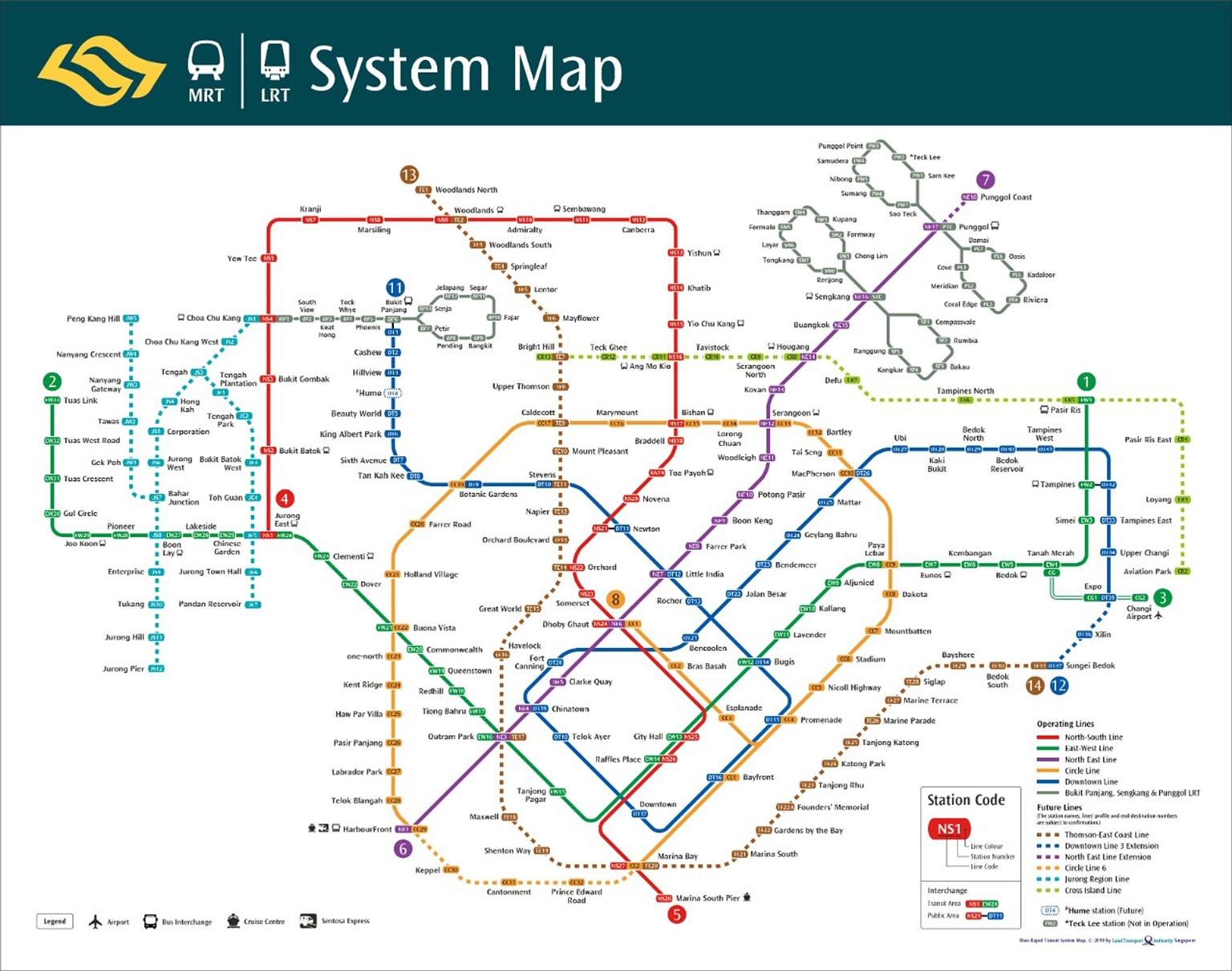 Mostly thumbs up online for new MRT network map | The Straits Times