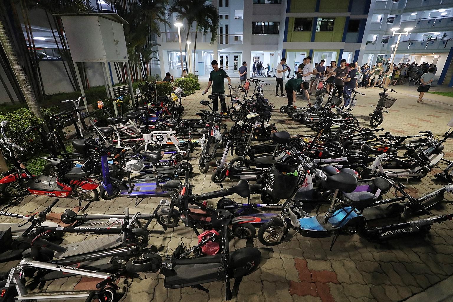 E-scooters graveyard: Wheeled in and taken apart | The Straits Times