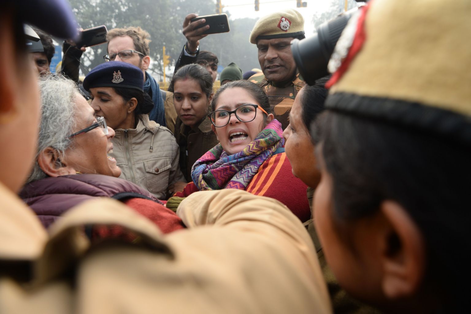 Over 100 detained as Indian police ban protests against new citizenship ...