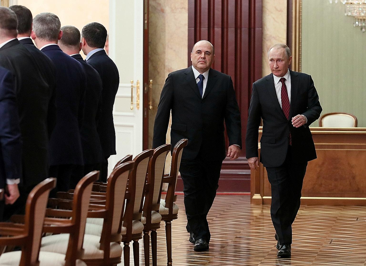 Putin sees new government as 'major renewal' | The Straits Times