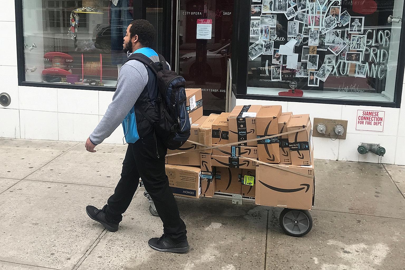 Amazon extends delivery delays on non-essential goods | The Straits Times