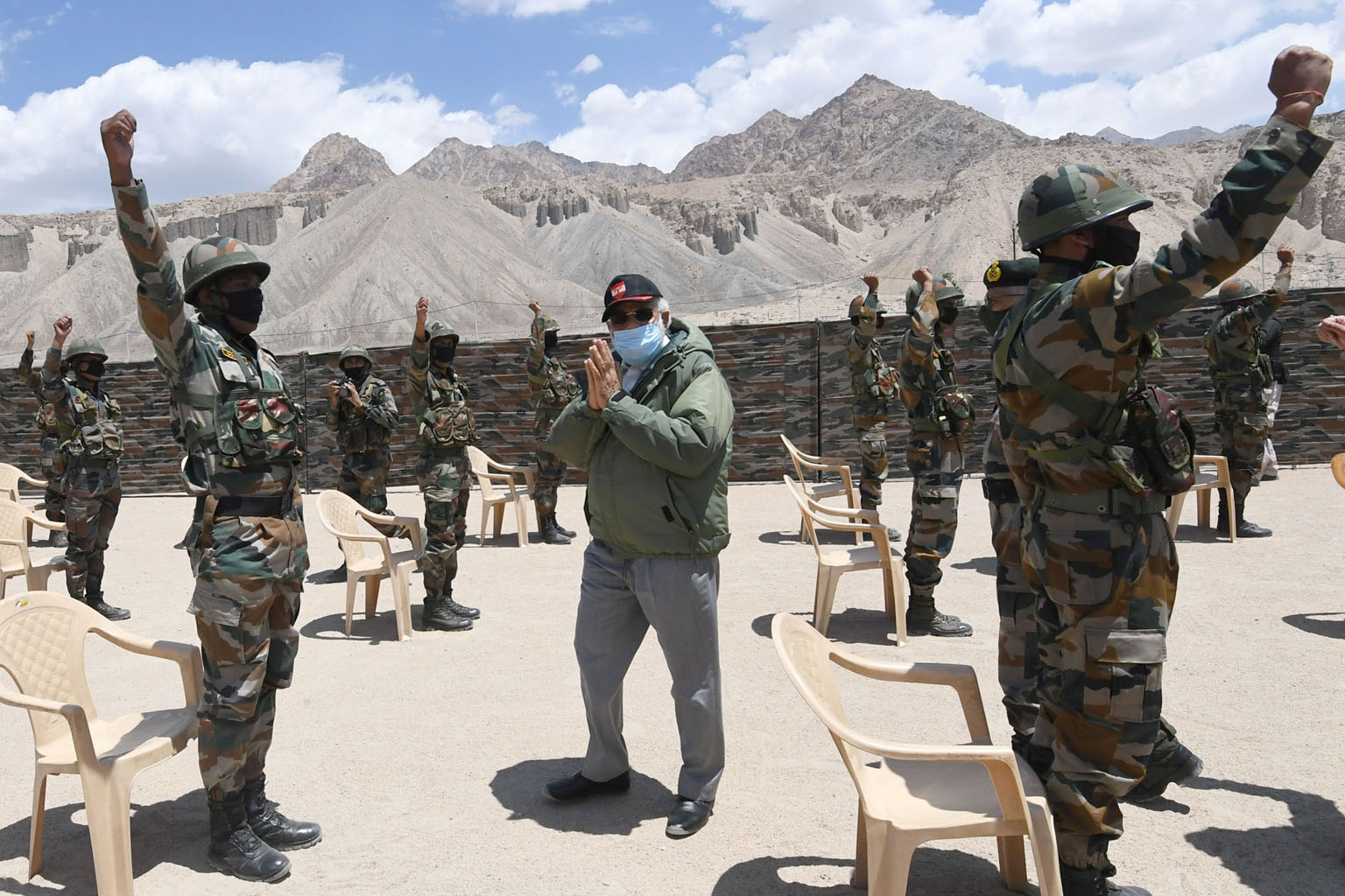Narendra Modi visits troops in Ladakh amid border row with China | The ...