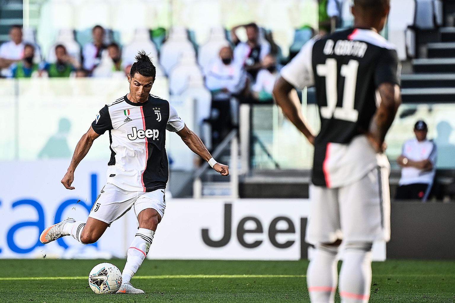 Ron nets free kick at last, Juve 7pts up | The Straits Times