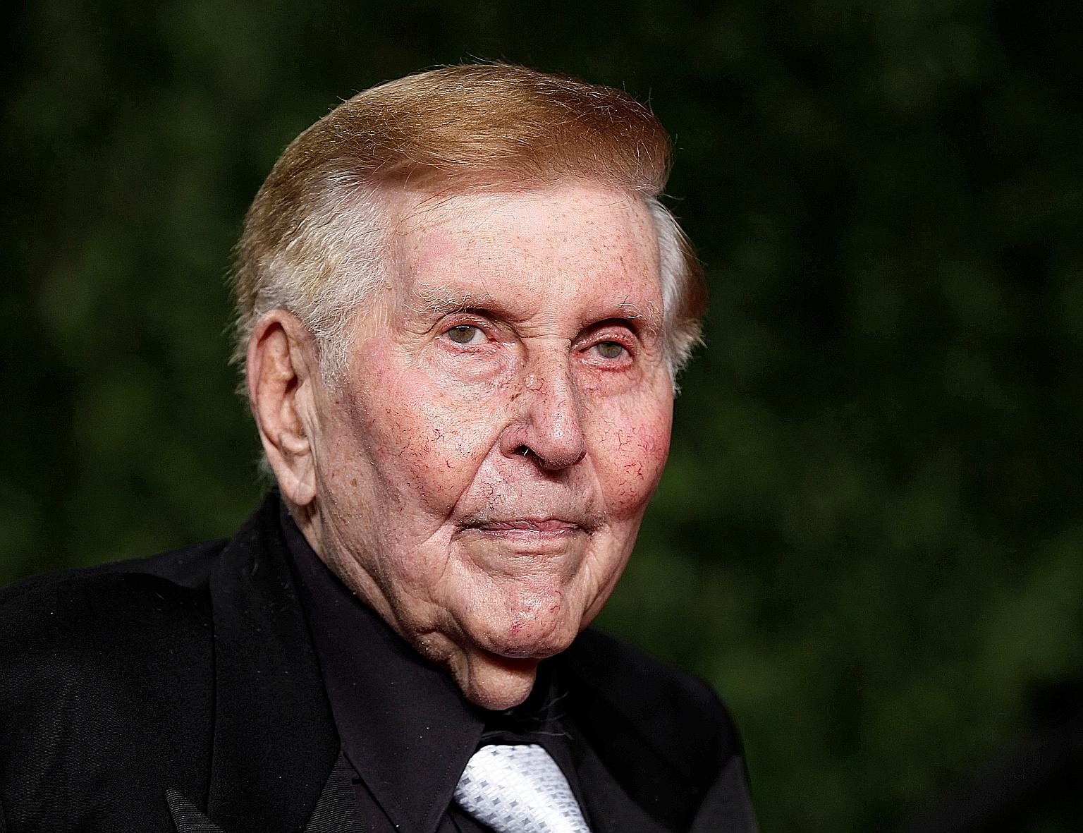 Towering media mogul Sumner Redstone dies at 97 | The Straits Times