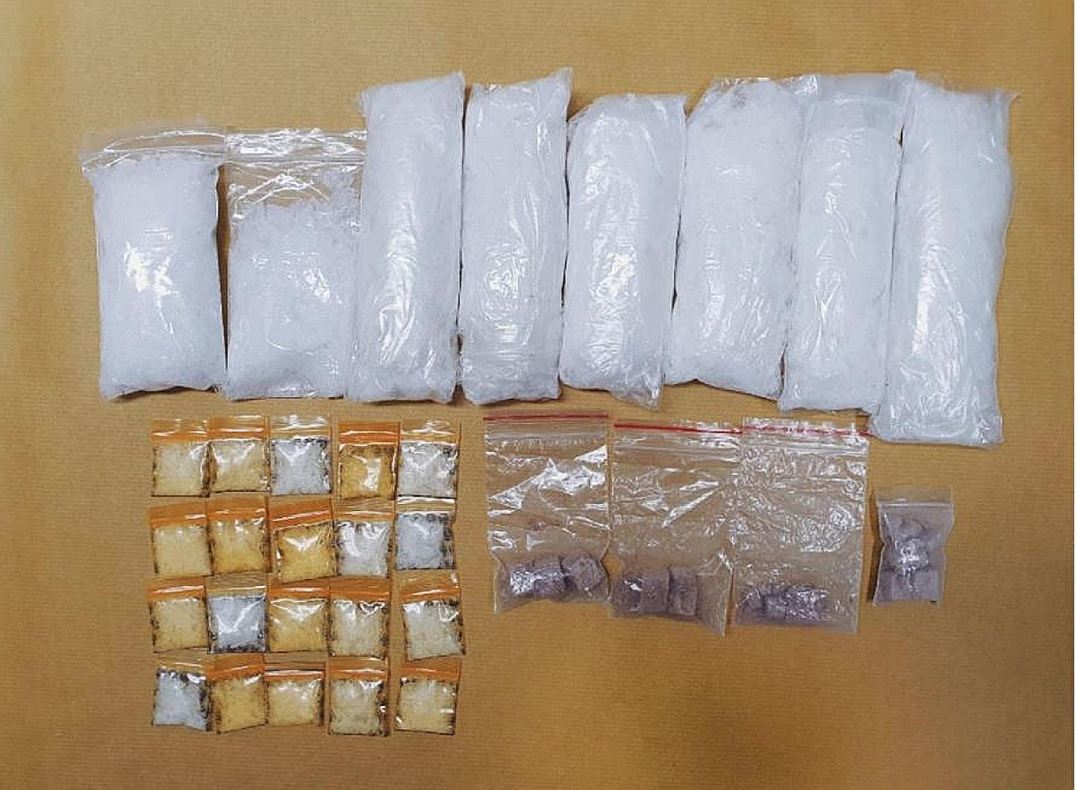 Two men arrested, $410k worth of drugs seized in Geylang raid | The ...