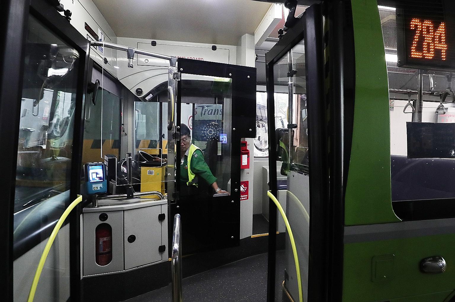 NTWU studies installing plastic shields to protect bus drivers | The ...