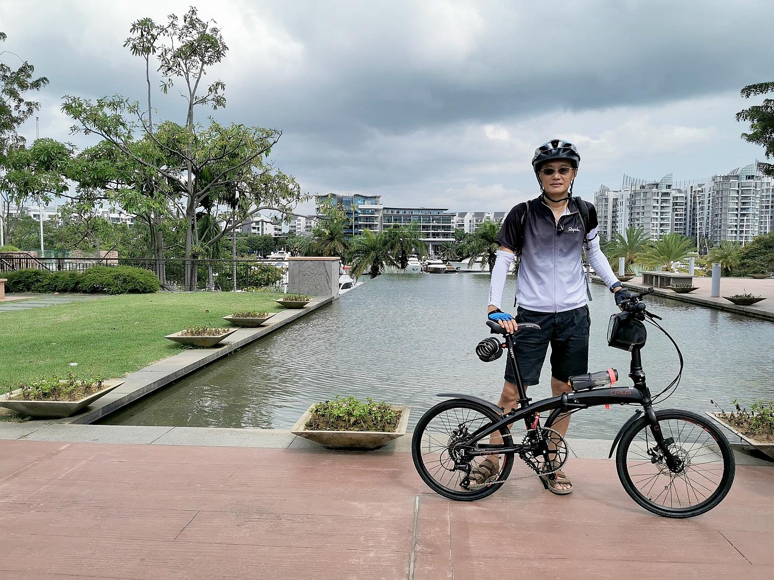 Cycling 'saved' his life and helps him de-stress | The Straits Times