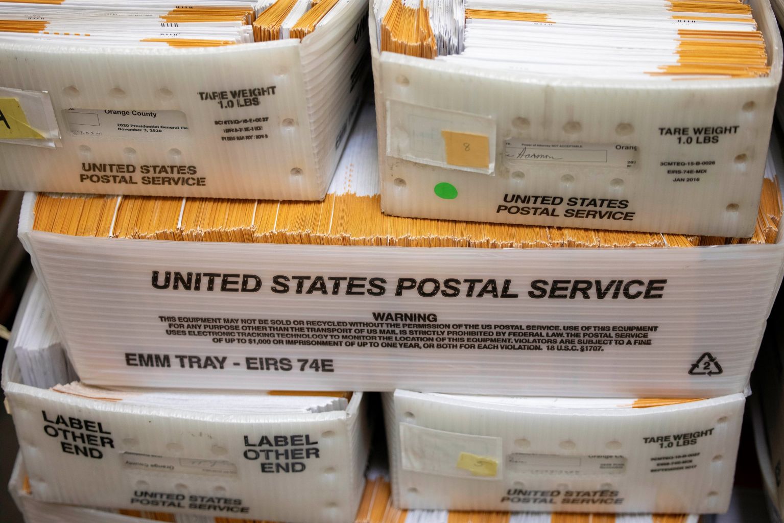 Judge orders postal service to check for delayed ballots in key US ...