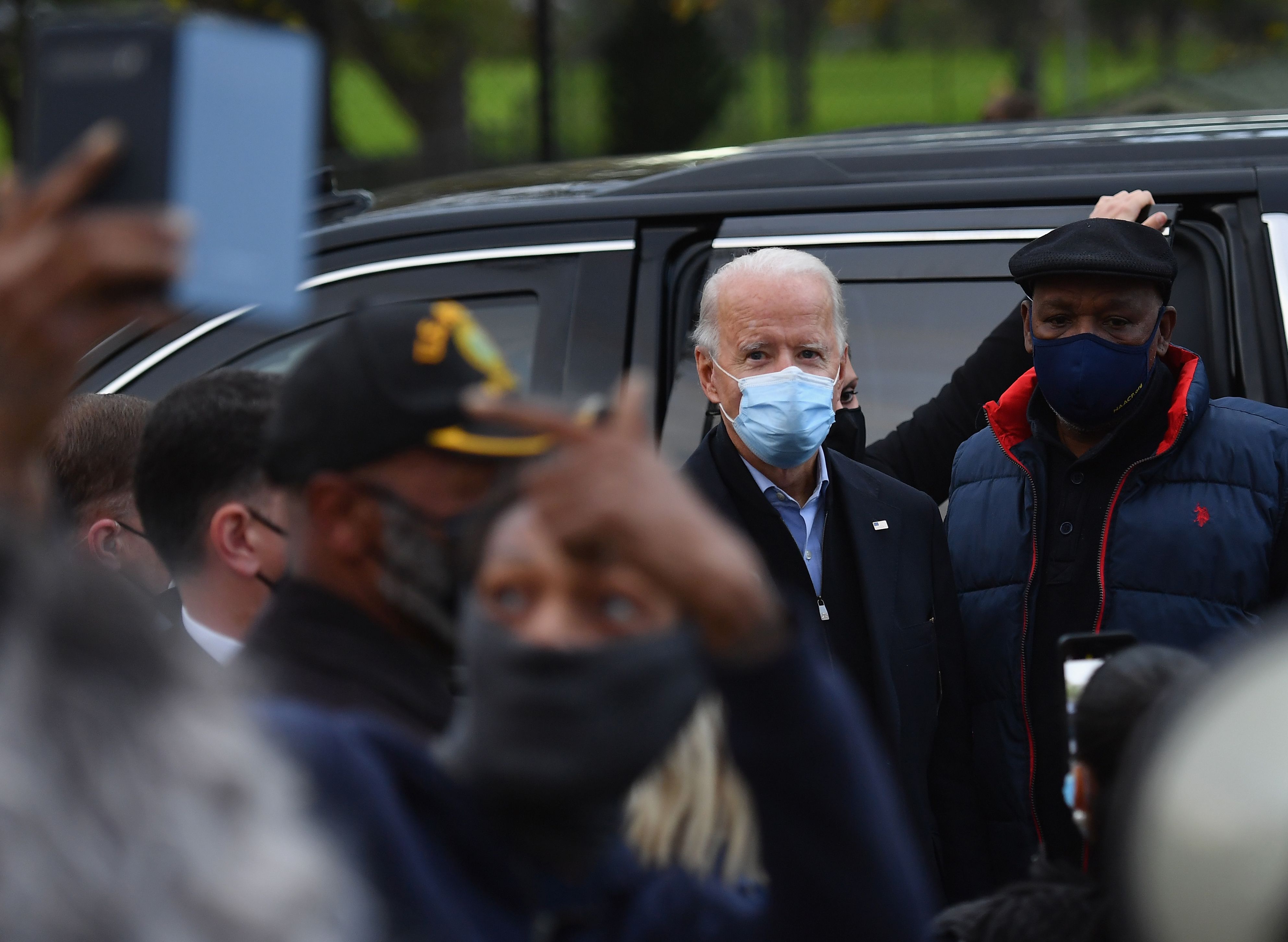 US election: Voters turn out in Joe Biden's home town Delaware | The ...
