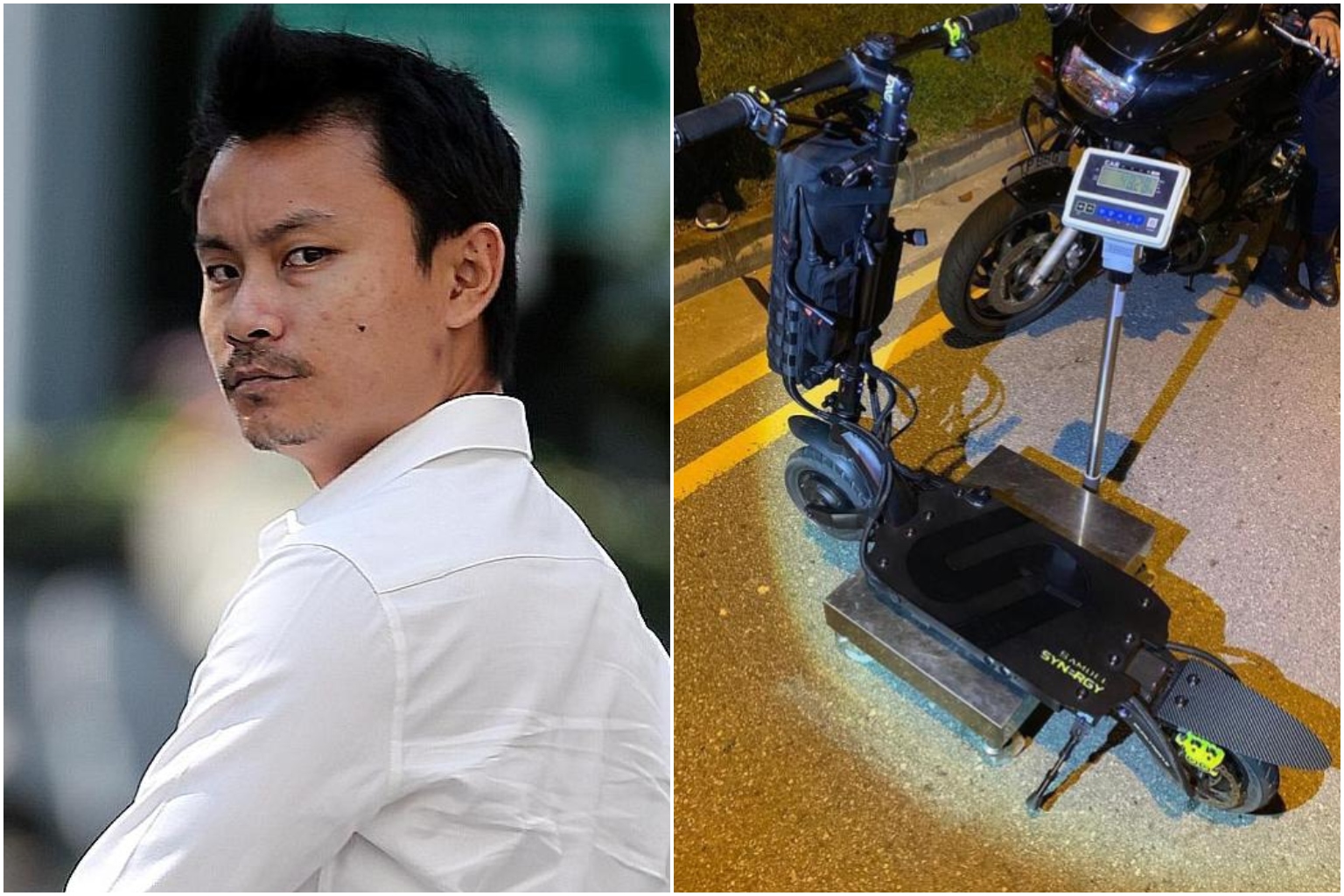 E-scooter shop owner jailed for riding PMD at 135kmh on road | The Straits Times