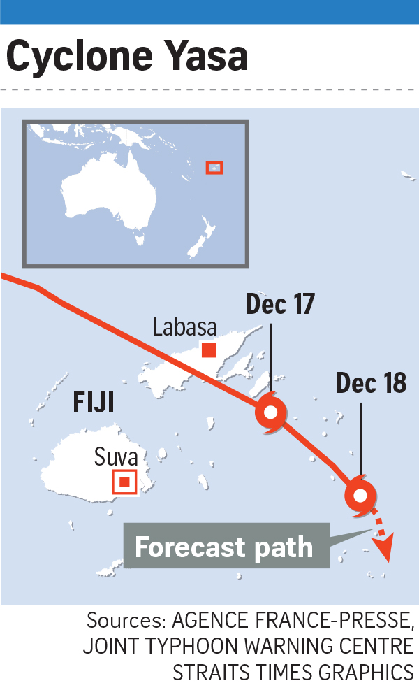 Villages flattened, baby killed as super cyclone hits Fiji | The ...