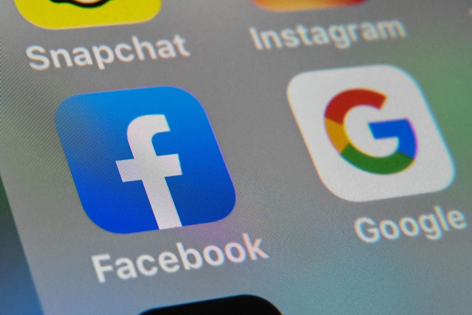 Google, Facebook, coordinated antitrust response: Report | The Straits ...