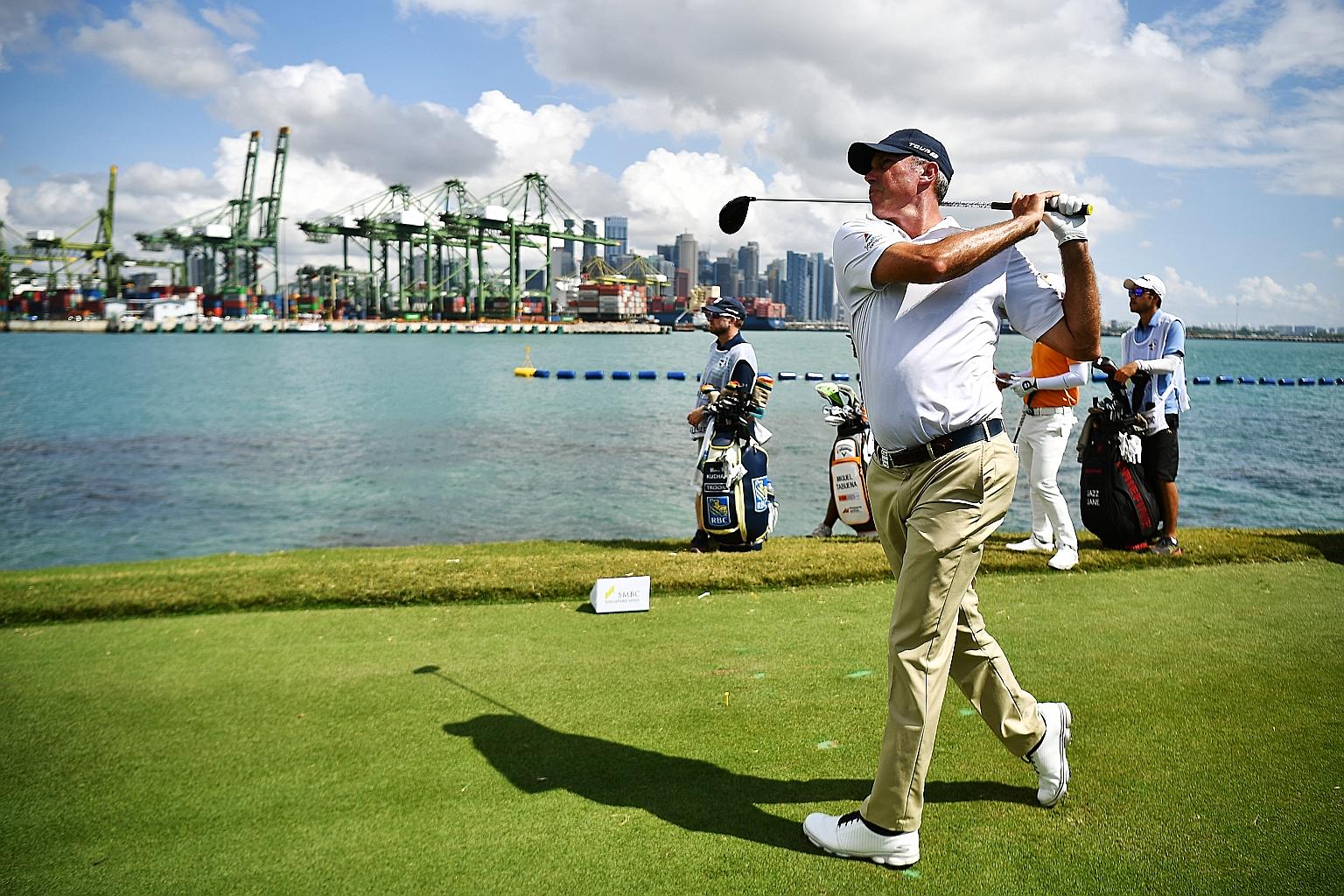 1st event blown off course | The Straits Times