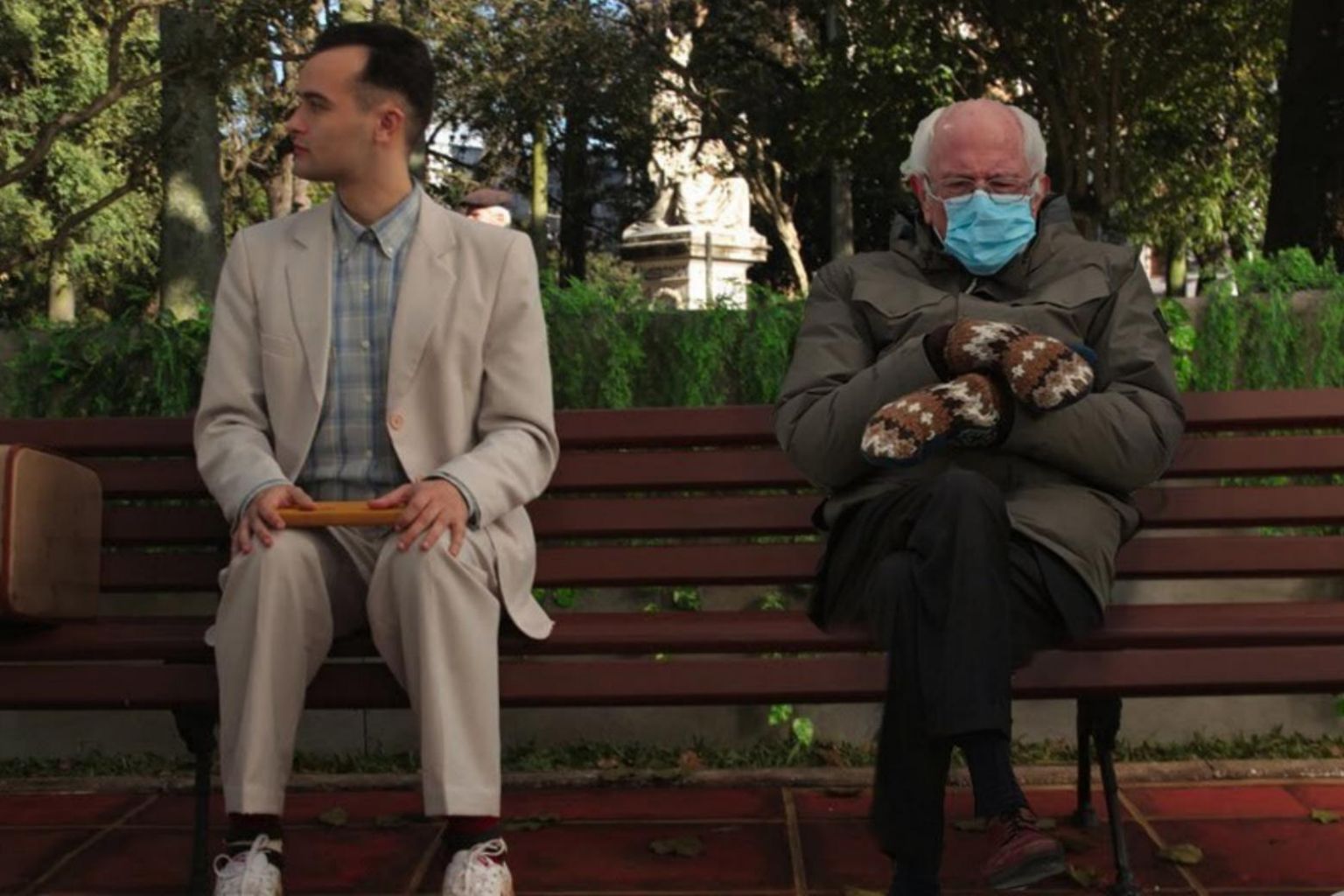 US senator Bernie Sanders, bundled up at Biden inauguration, goes viral ...