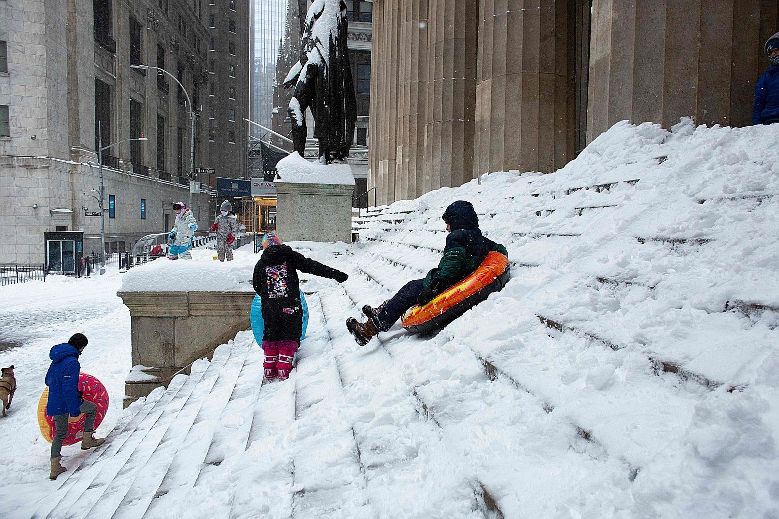 Winter storm dumps snow on north-eastern US | The Straits Times