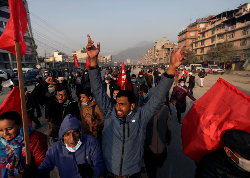 Rival communist faction calls national strike in Nepal to turn up heat ...