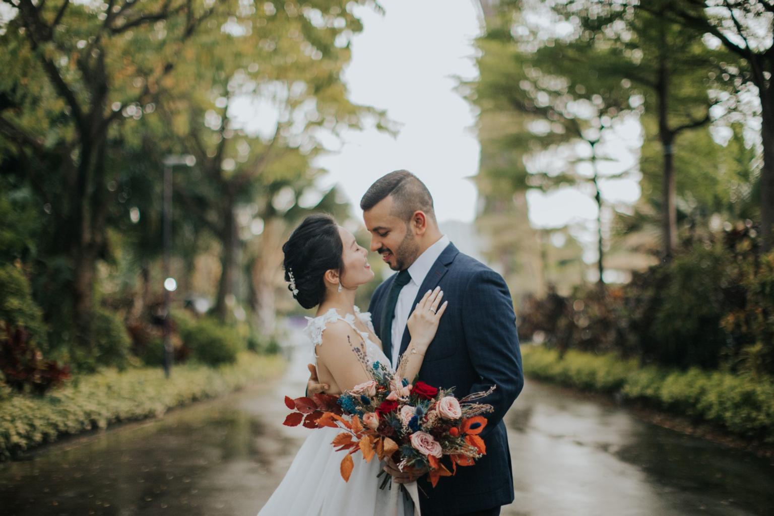 Couple celebrate first Valentine's Day together as newlywed | The ...