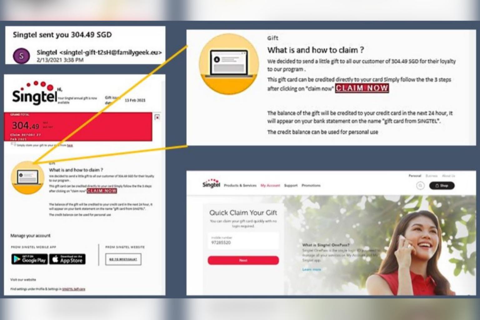 $62,000 lost in fake Singtel e-mail phishing scams, 22 police reports ...
