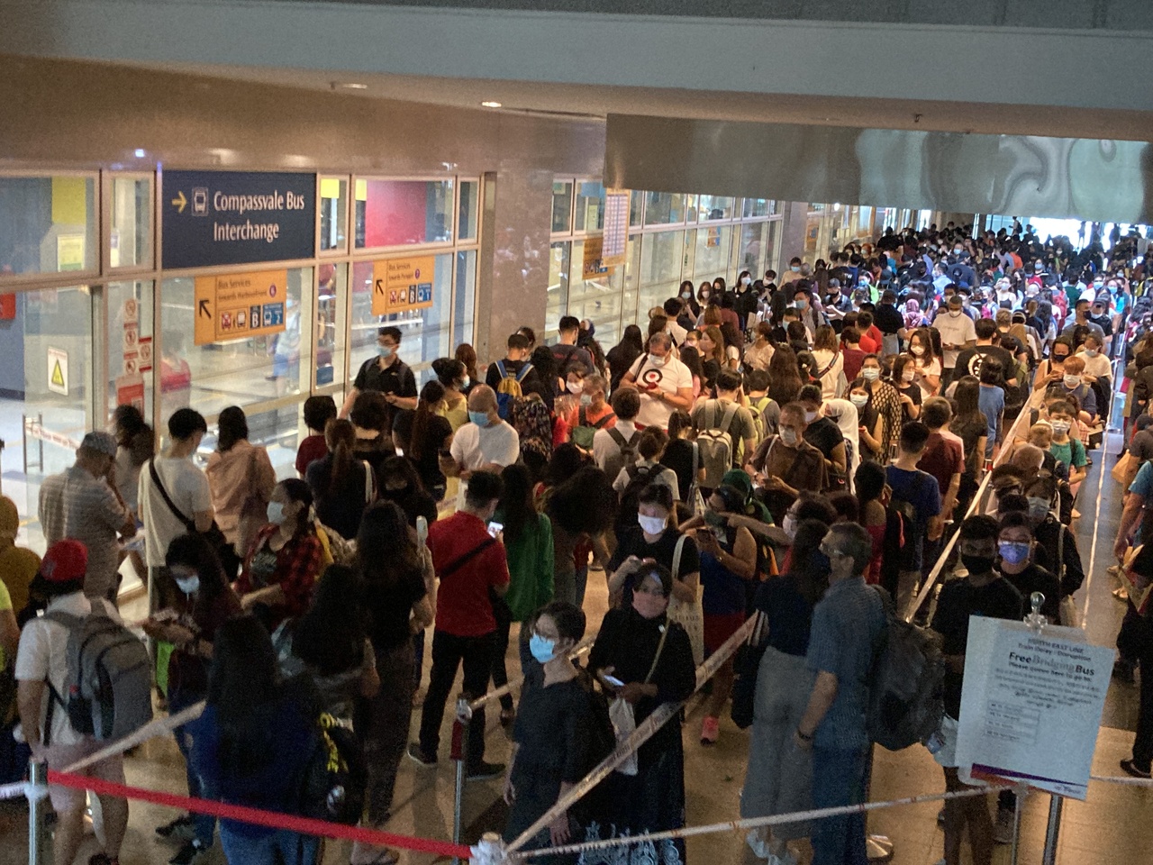 Train services resume between Serangoon and Punggol on North East Line ...