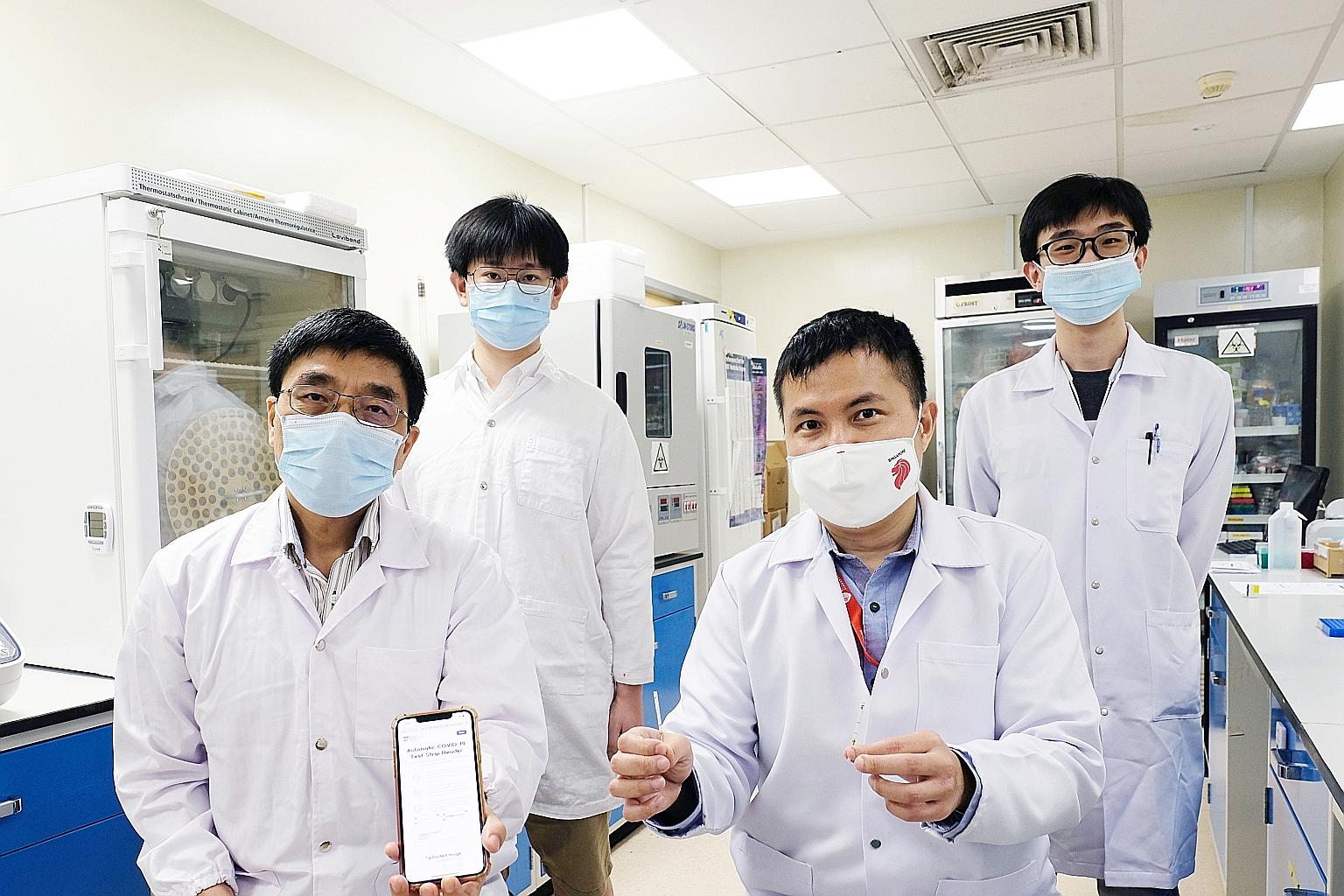 NTU team's Covid-19 rapid test can pick up variants | The Straits Times