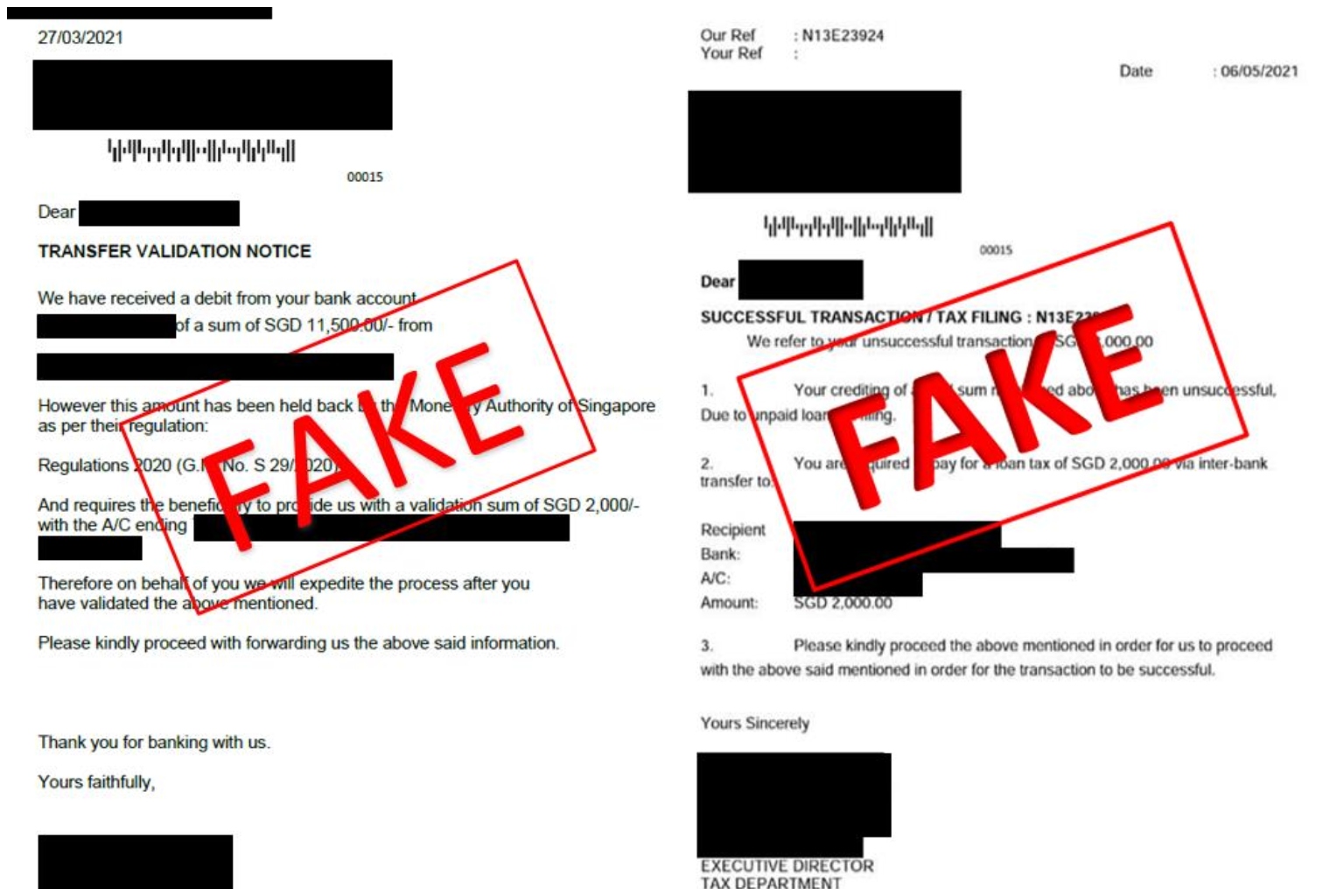 New scam in S'pore asking borrowers to make payment before getting ...