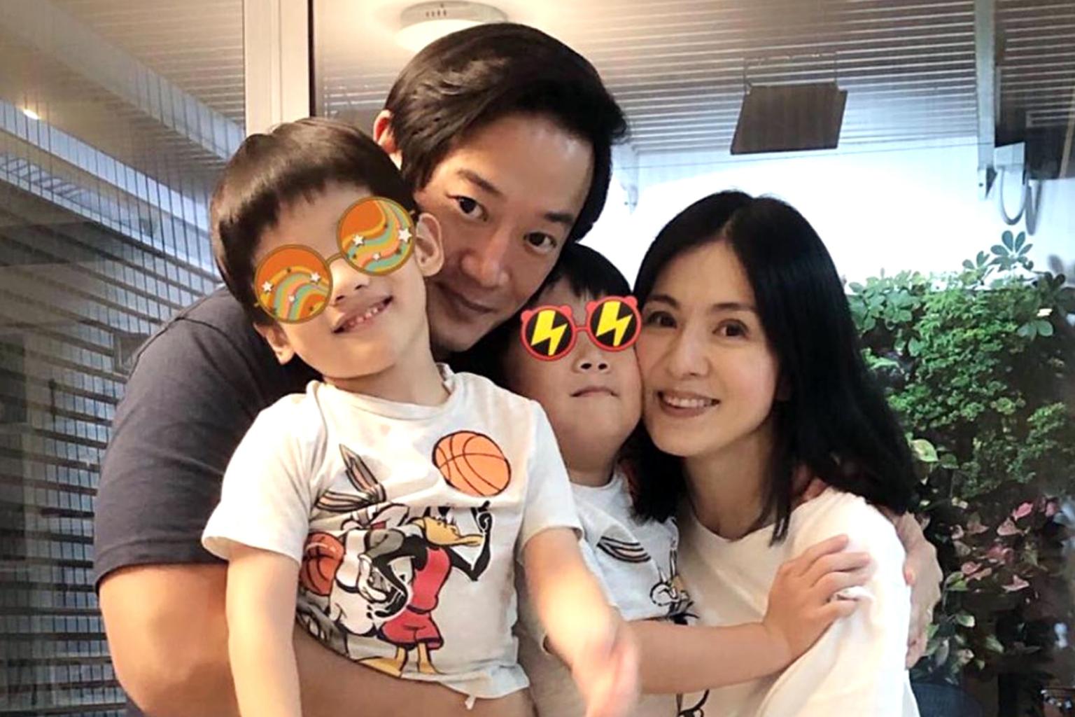 Actress Charlie Young's birthday surprise 'spoilt' by 4-year-old twin ...