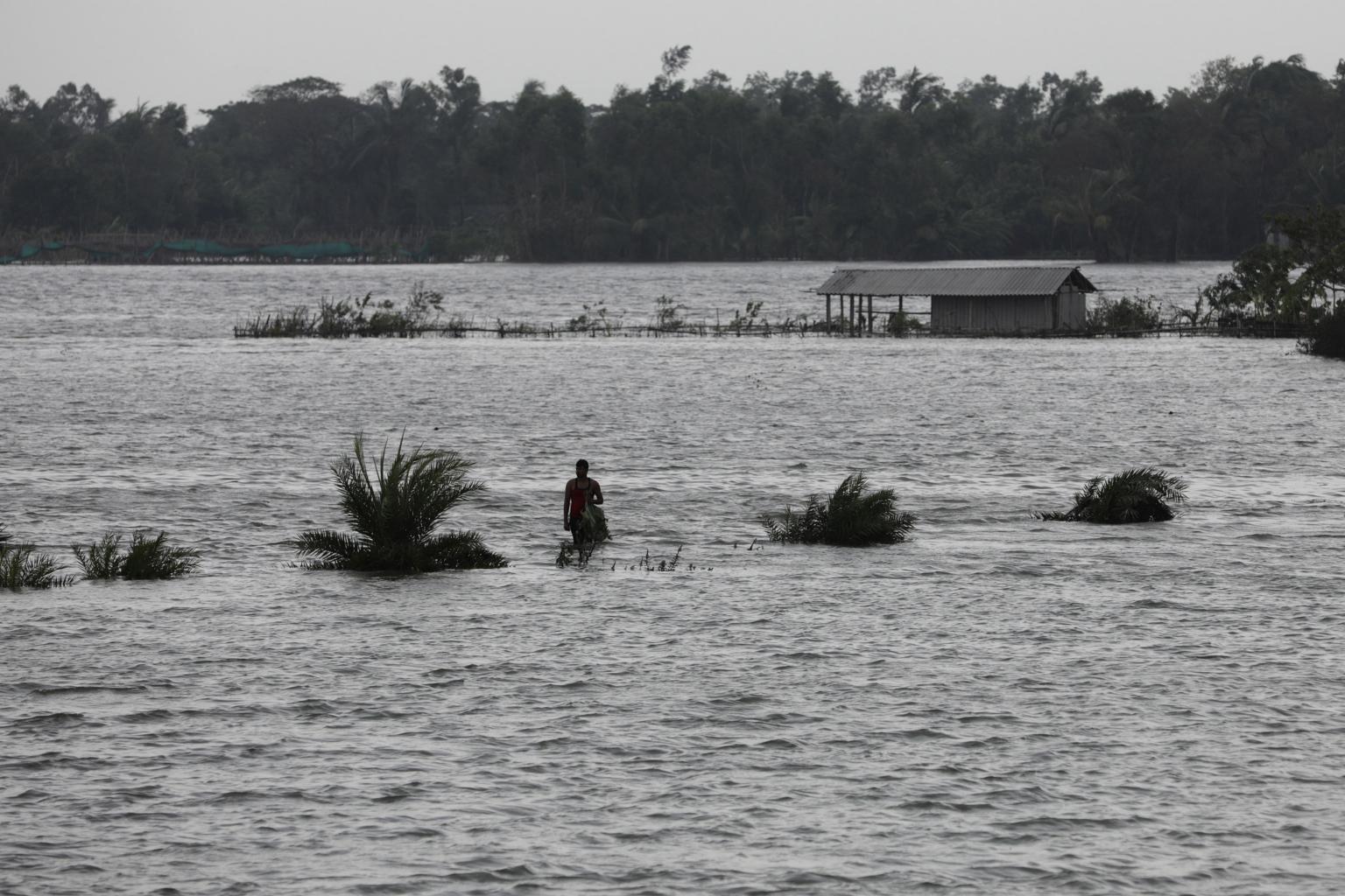 Huge swathes of farmland swamped in eastern India after cyclone | The ...