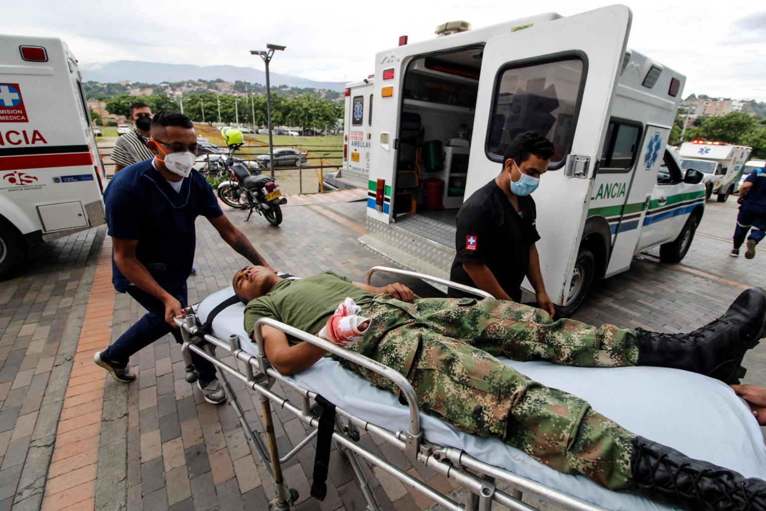 Car bomb explosion at Colombia military base injures 36 | The Straits Times