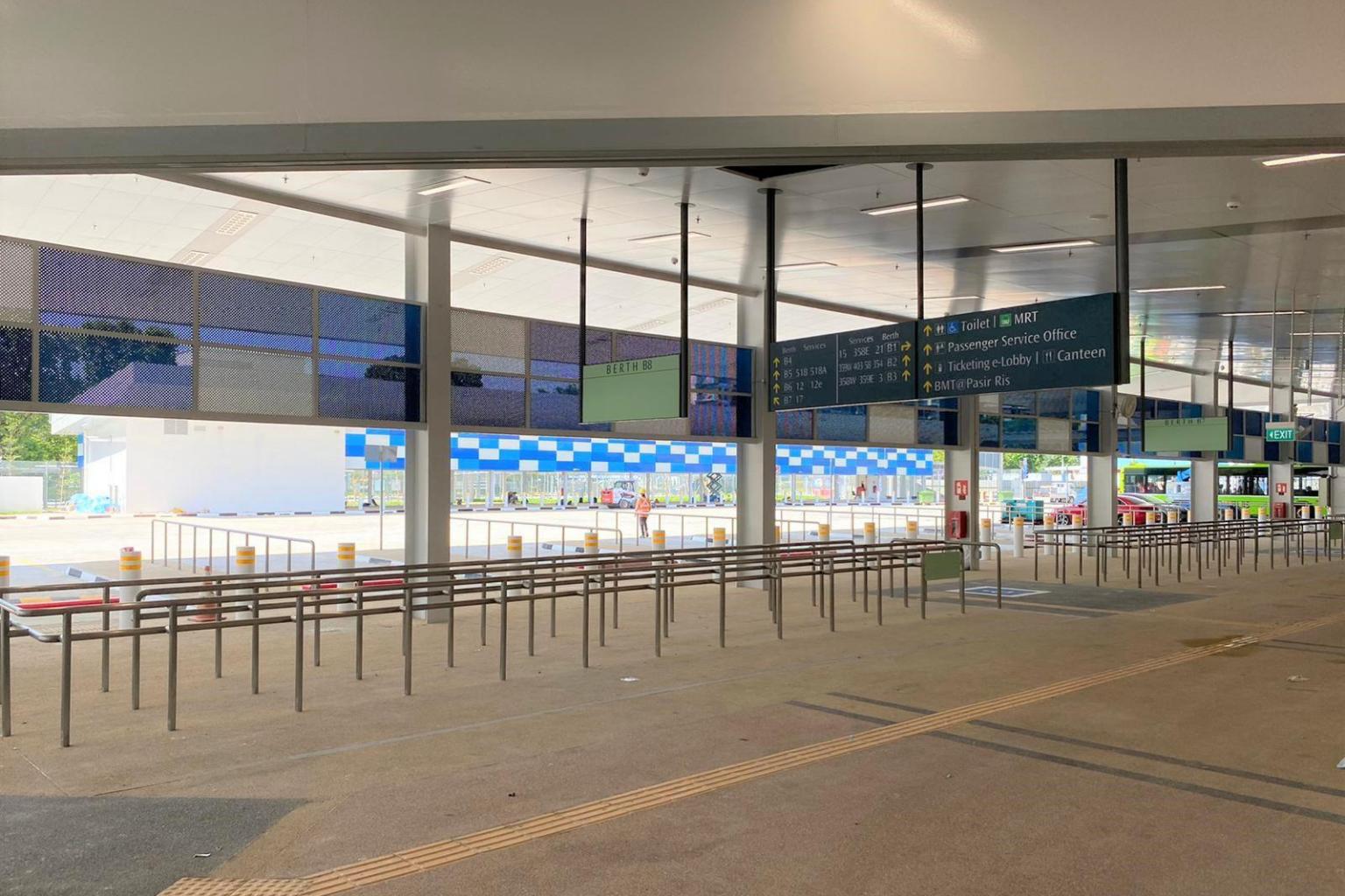 Reconfigured Pasir Ris Bus Interchange to begin operations on July 3 ...