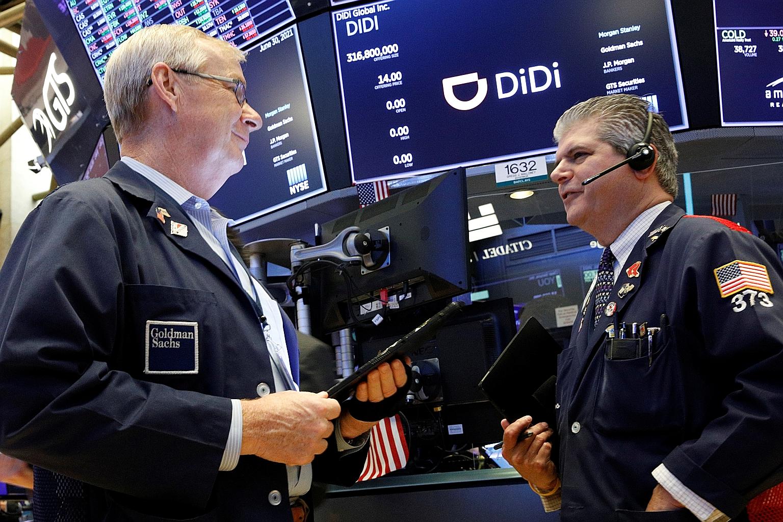 China's Didi races ahead in US IPO debut | The Straits Times