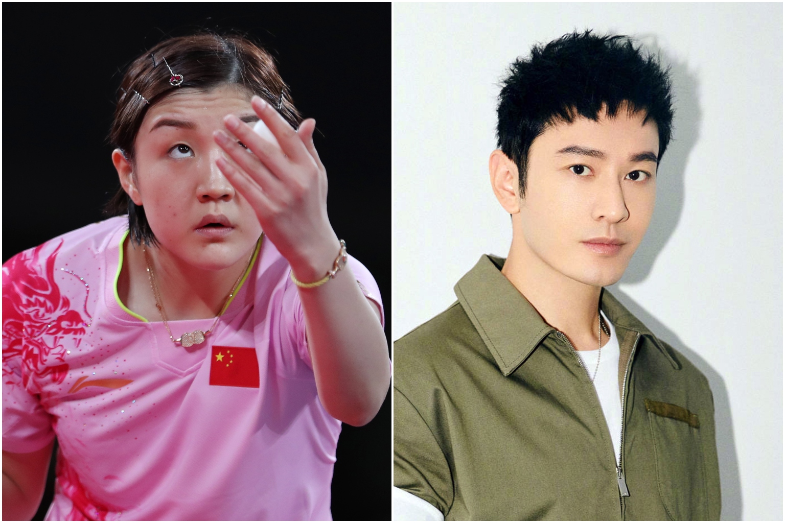 Chen Meng, who beat S'pore's Yu Mengyu in table tennis, is actor Huang ...