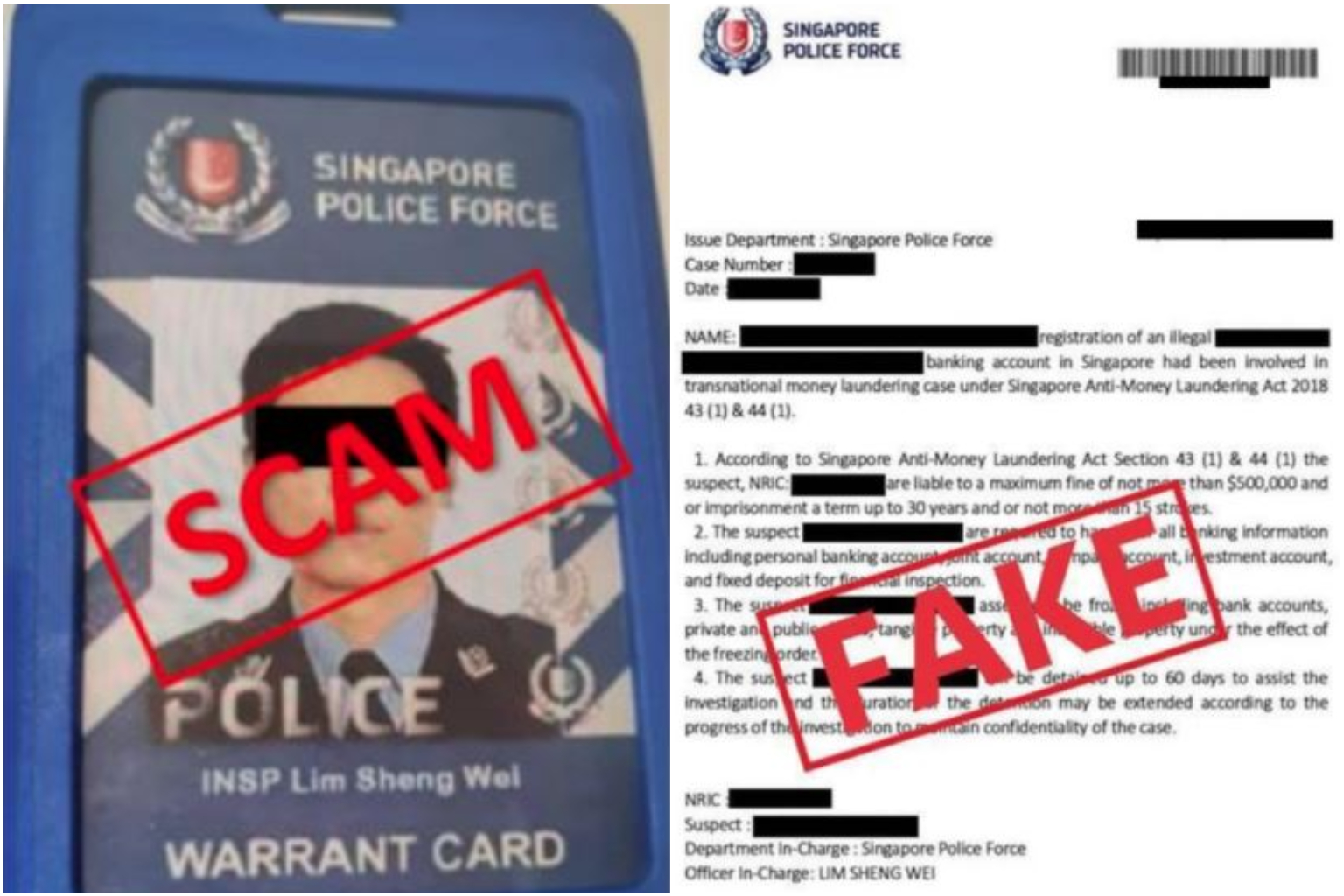 Victim loses $1.7 million to scammers posing as S'pore police officers ...
