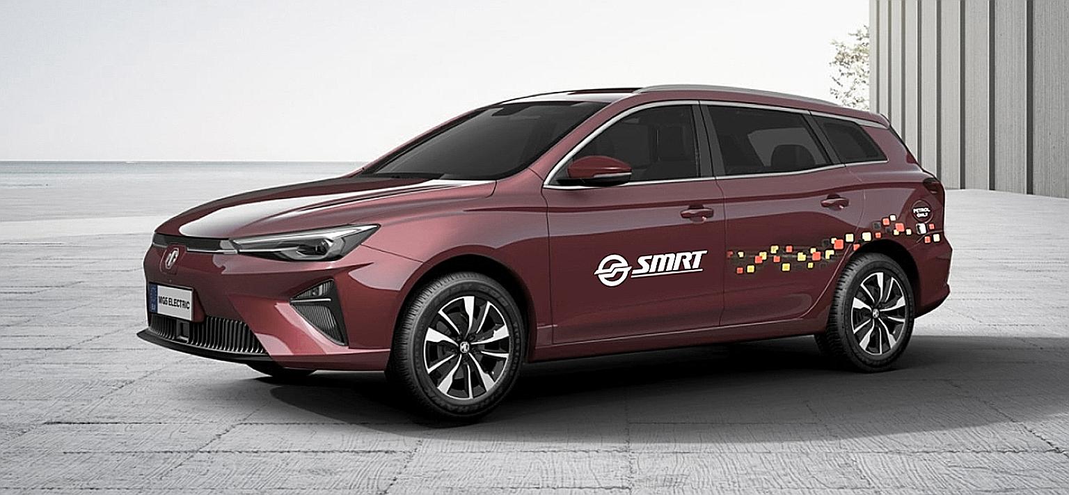 SMRT buys China-made electric cars for its fleet of taxis | The Straits ...