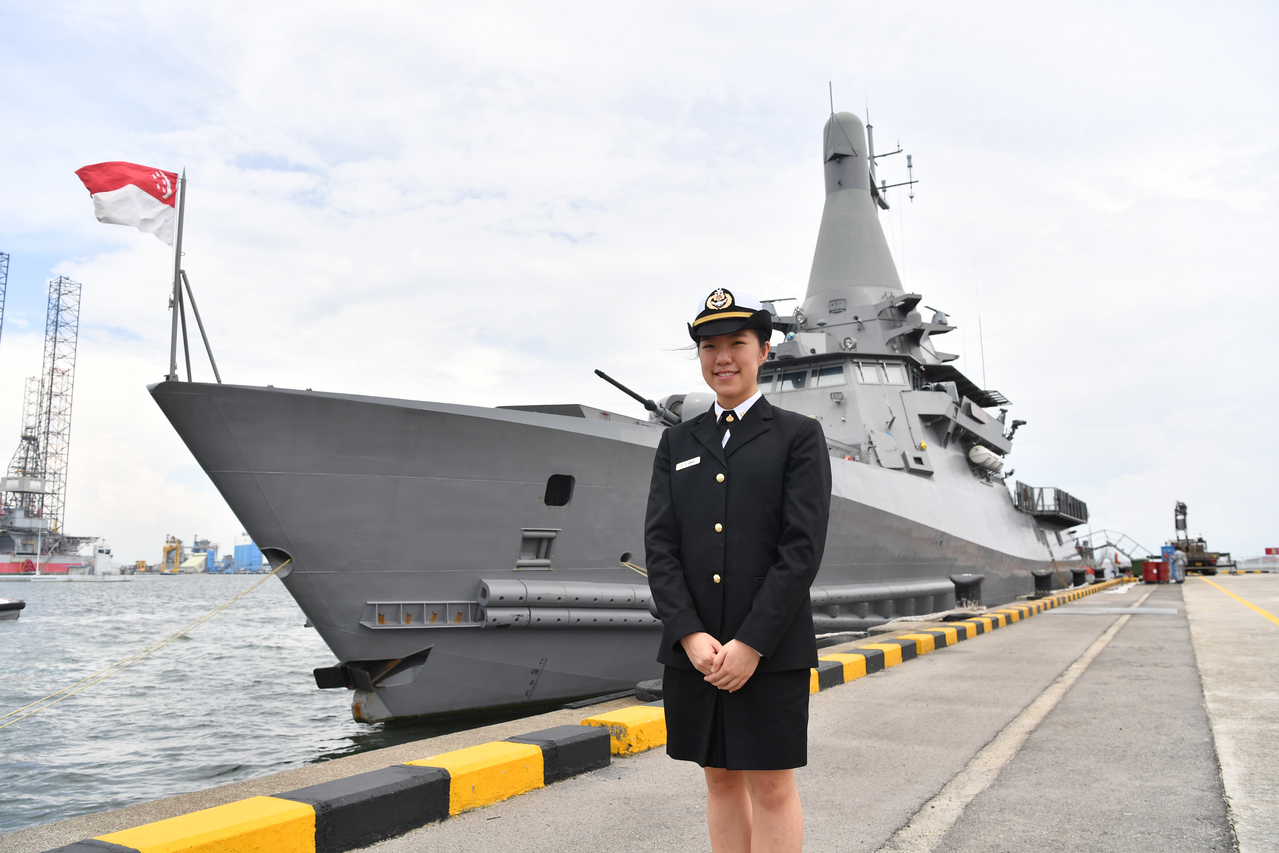 Hwa Chong girl's curiosity leads to navy career and President's ...