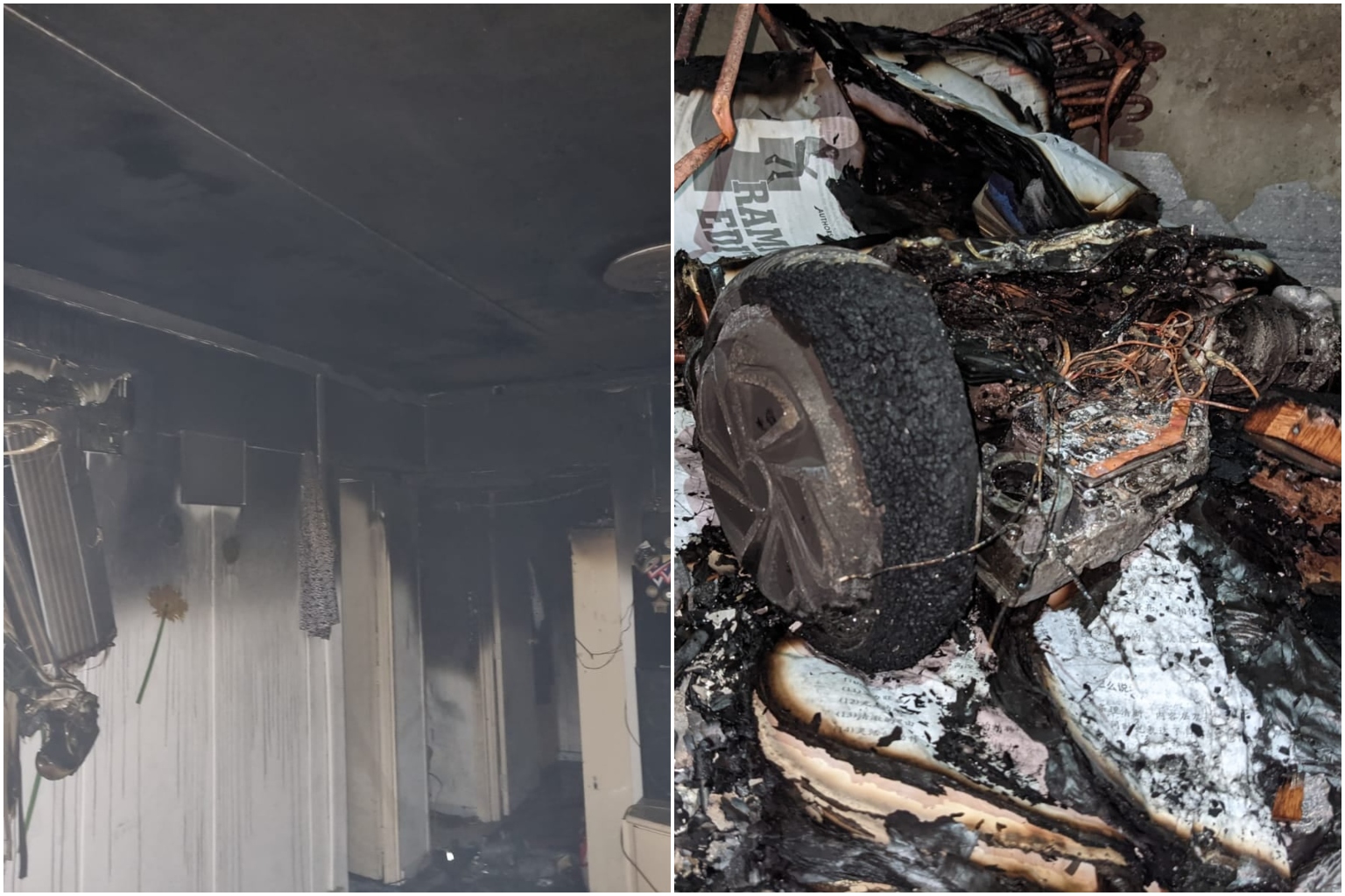 Charging PMD battery suspected to be origin of fire at Sengkang flat ...