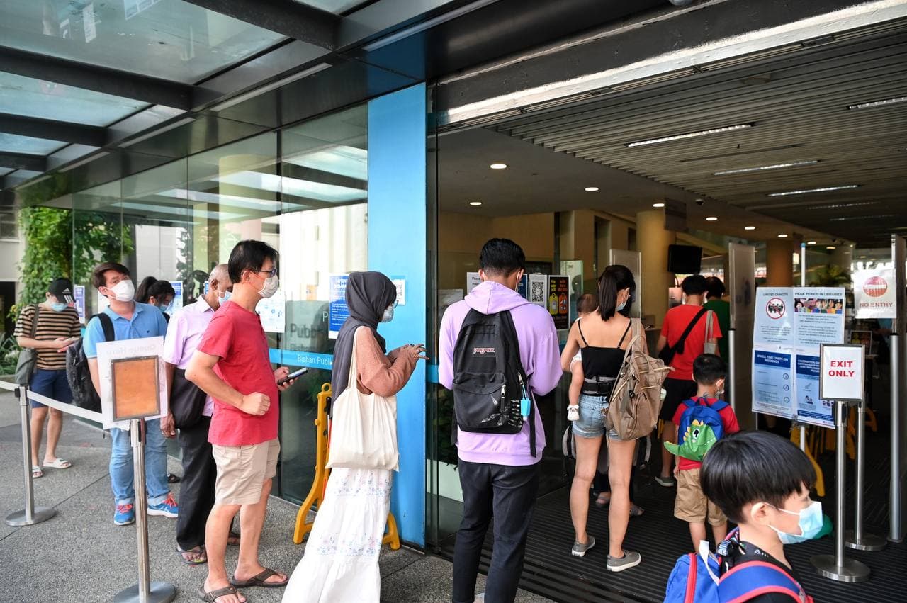 Covid-19 vaccination status checks begin at Singapore libraries | The ...