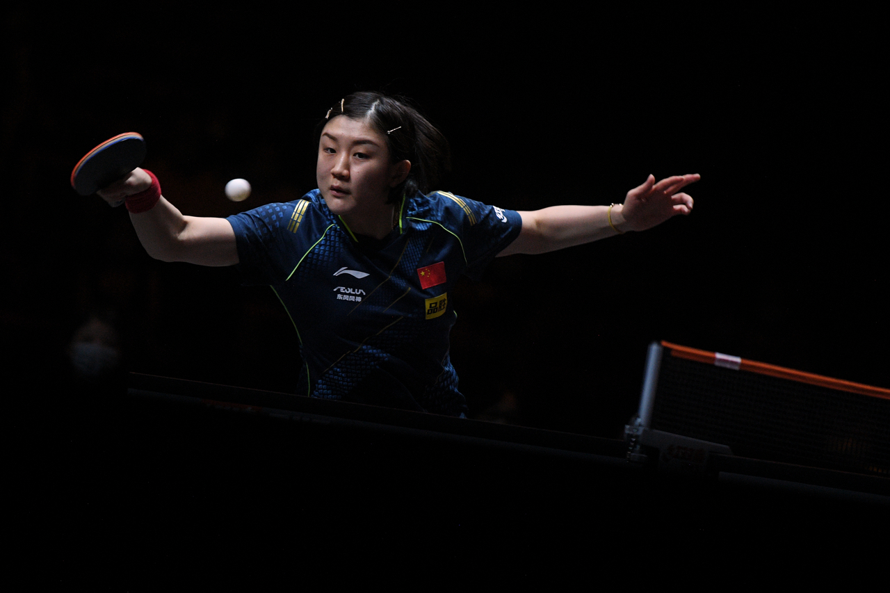 Table tennis: World No. 1 Chen Meng beats Feng Tianwei in q-finals of ...