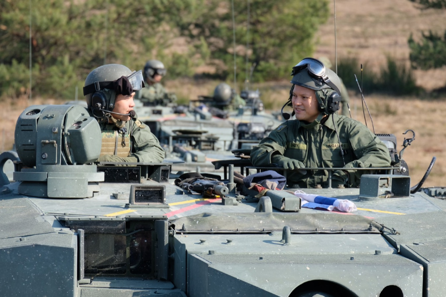 SAF troops take part in live-firing exercise in Germany | The Straits Times