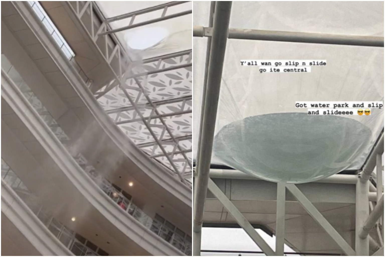 Heavy rain damages roof at ITE College Central; two slightly hurt after ...