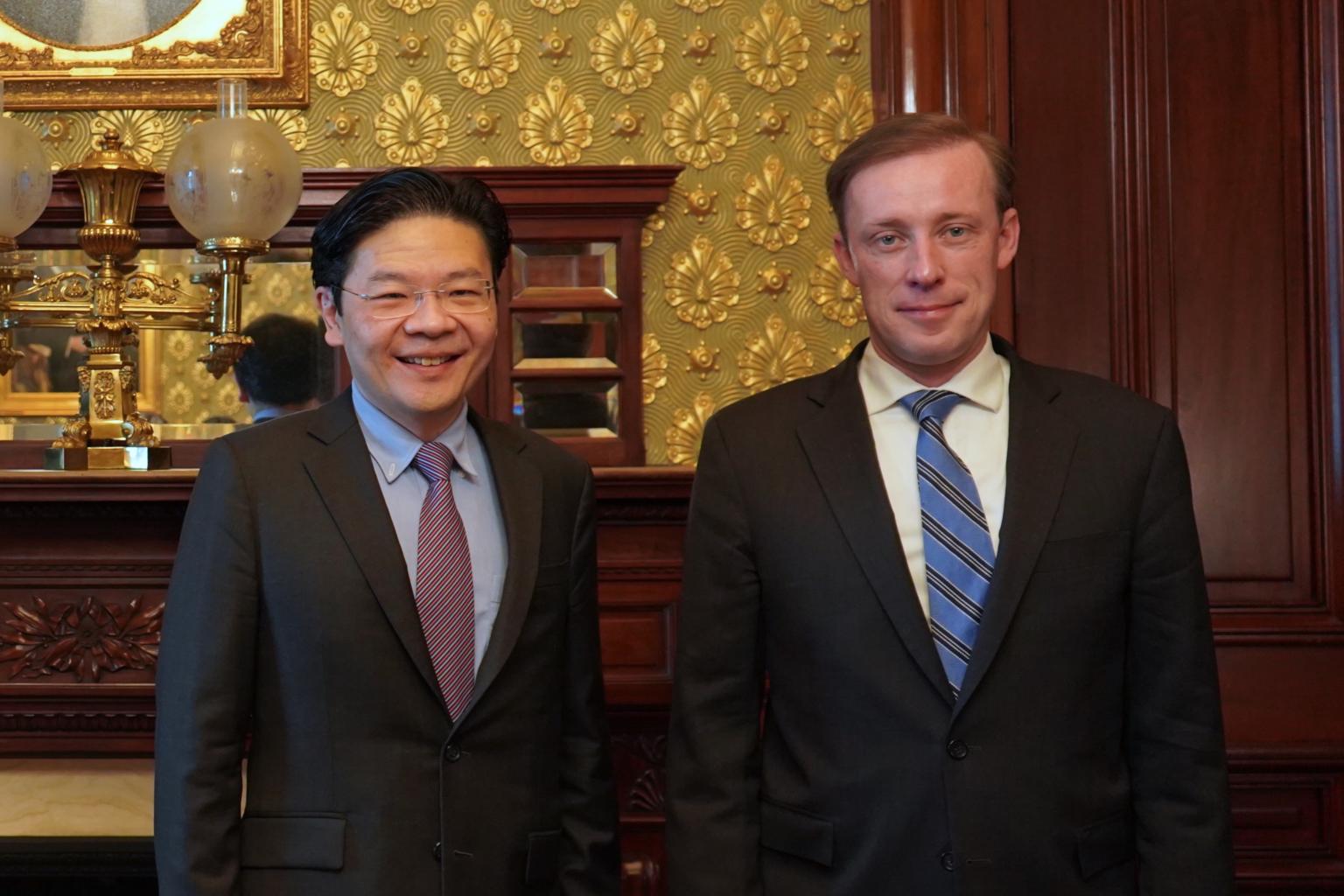 Lawrence Wong meets top US officials in Washington | The Straits Times