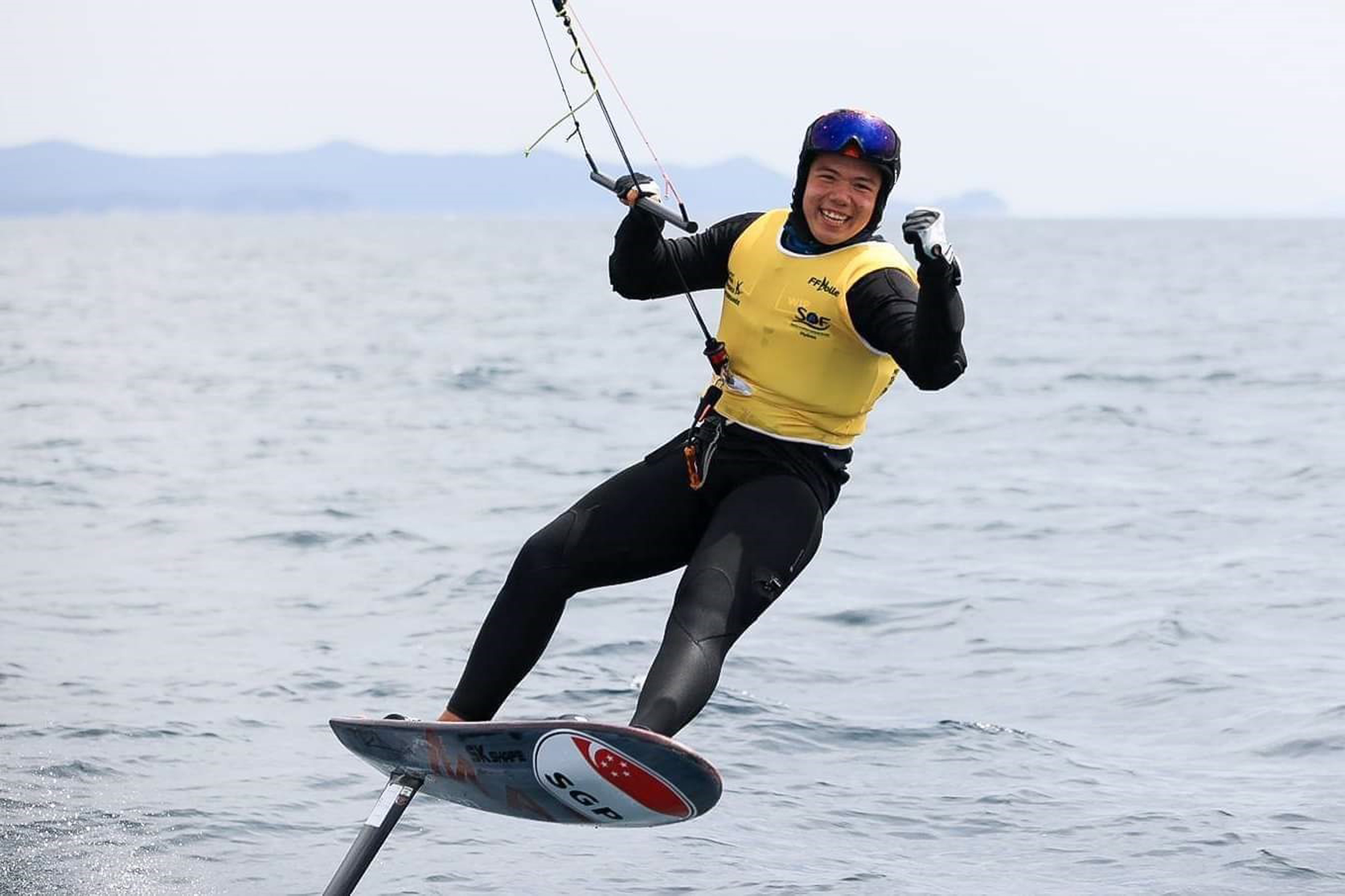 Kitefoiling: Singapore's Maximilian Maeder, 15, wins gold at French ...