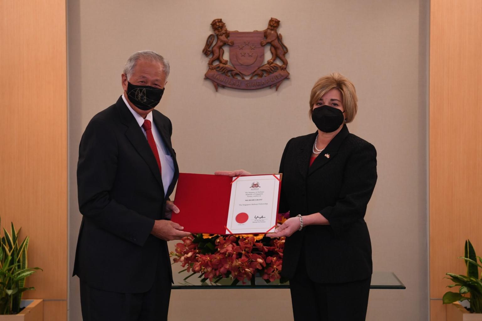 Former US Air Force official recognised by Mindef for contributions to ...