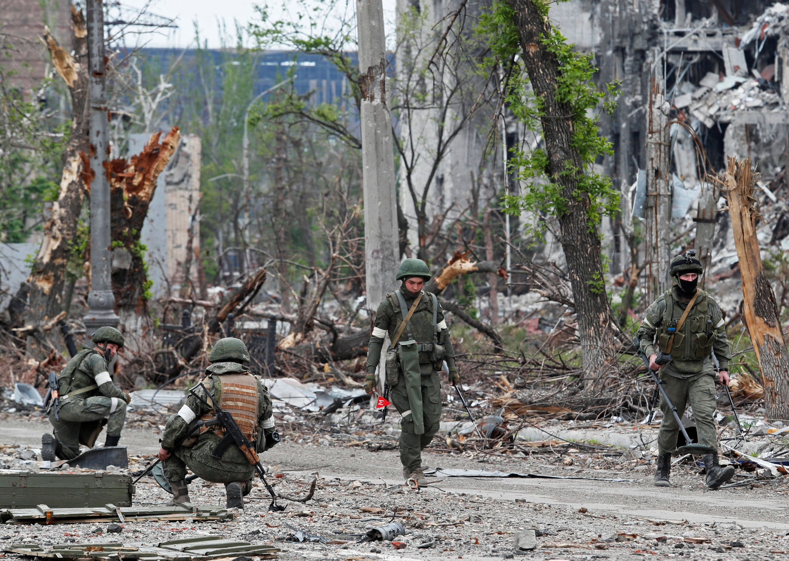 Donetsk leader says Azovstal fighters' trial to be open to Western ...