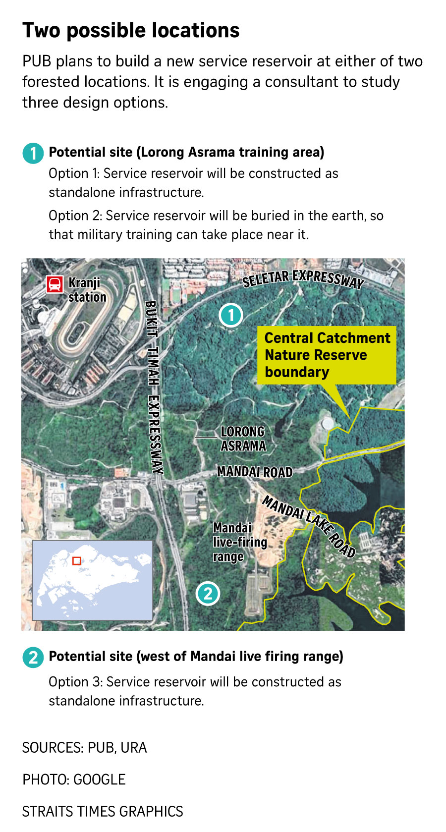 PUB plans service reservoir to meet water demand in north-west ...