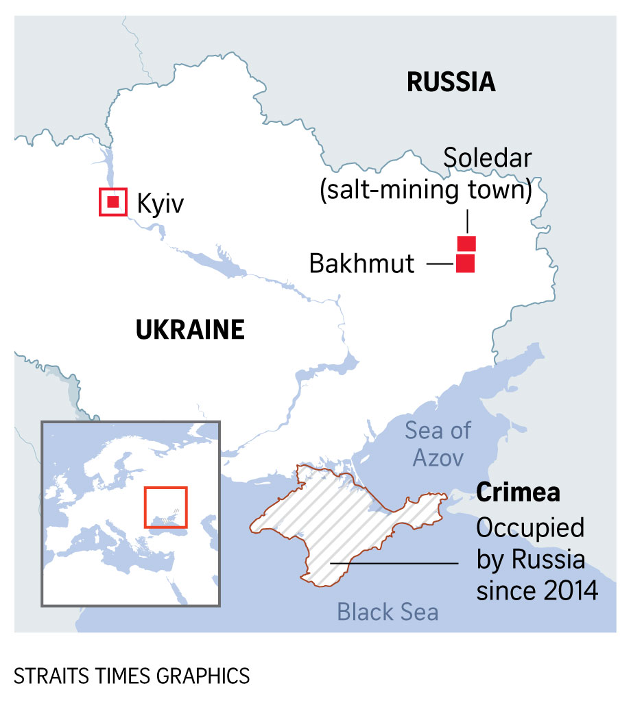 Russian mercenary firm claims strategic Ukrainian town of Soledar ...