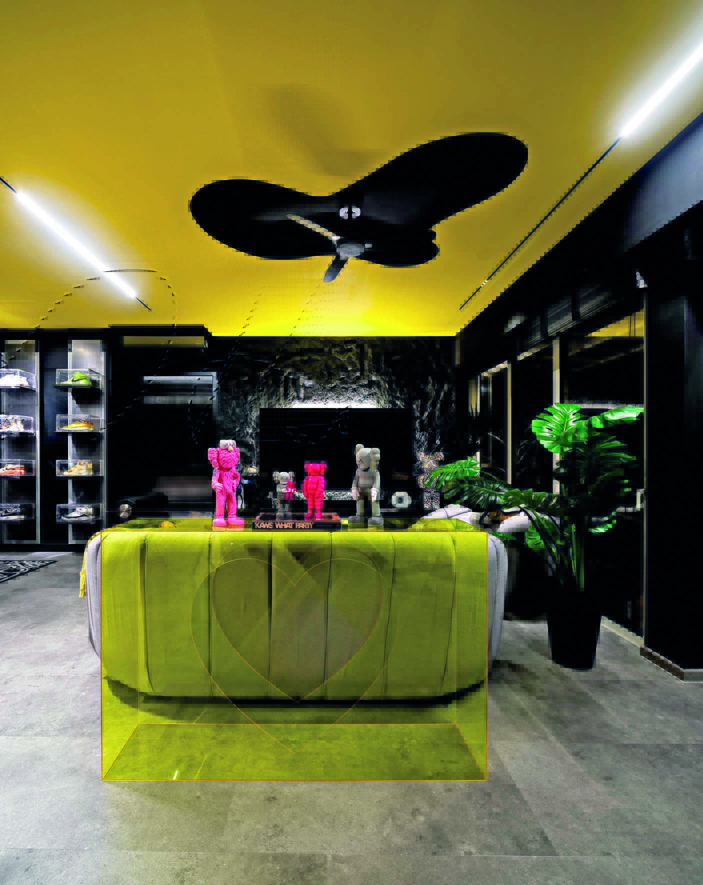 The Chic Home: Funky five-room Siglap penthouse for couple with big sneaker collection | The ...
