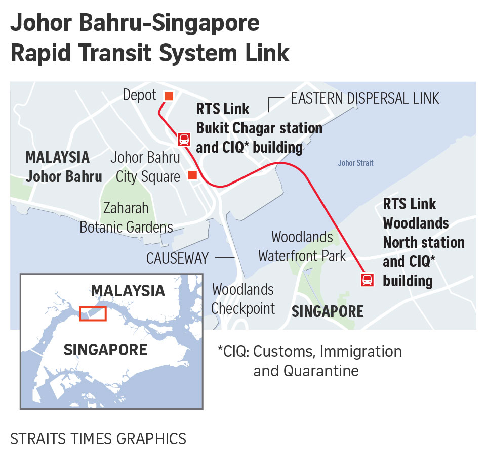 Construction of JB-Singapore RTS Link on S’pore side has reached halfway mark: Iswaran