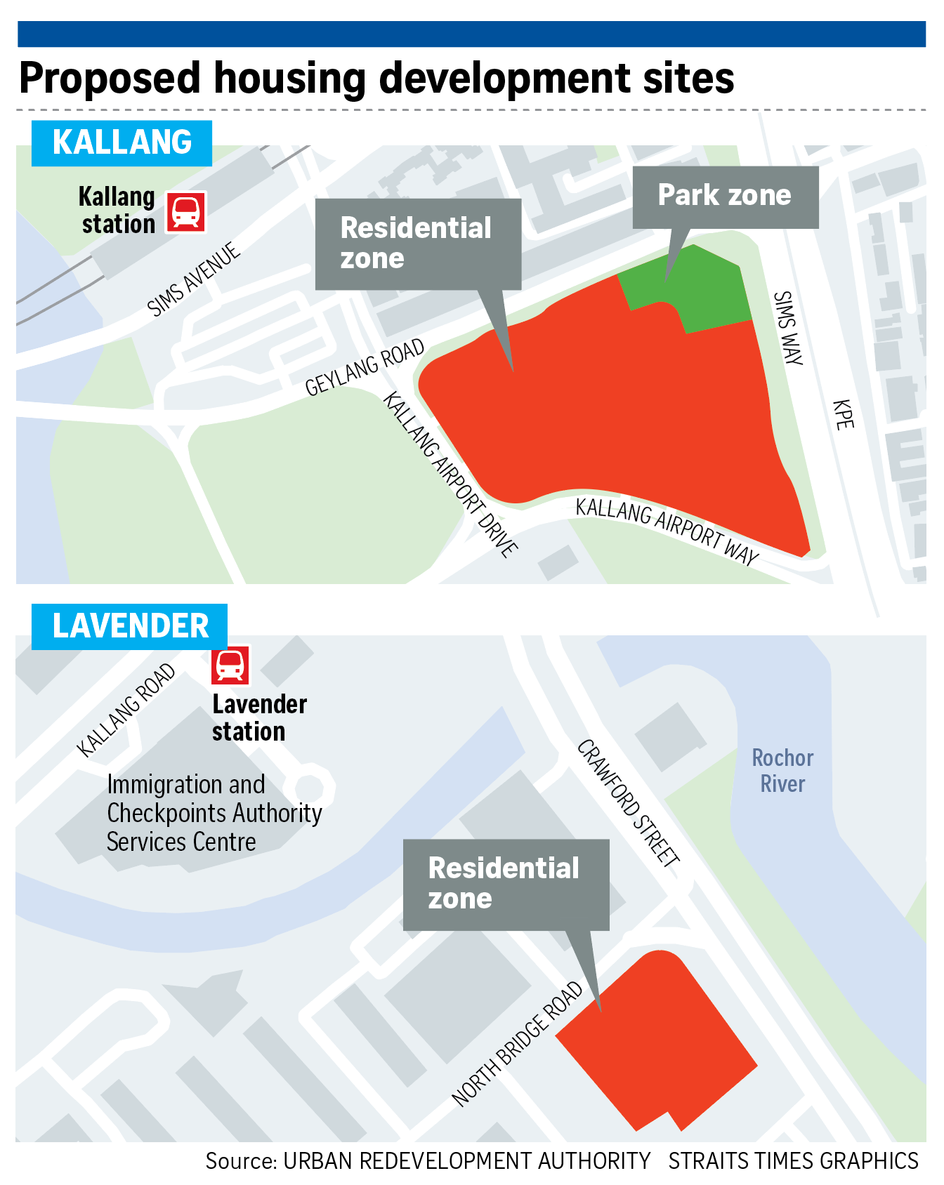URA readies sites in 6 areas for new homes, including 1 in Kallang and ...