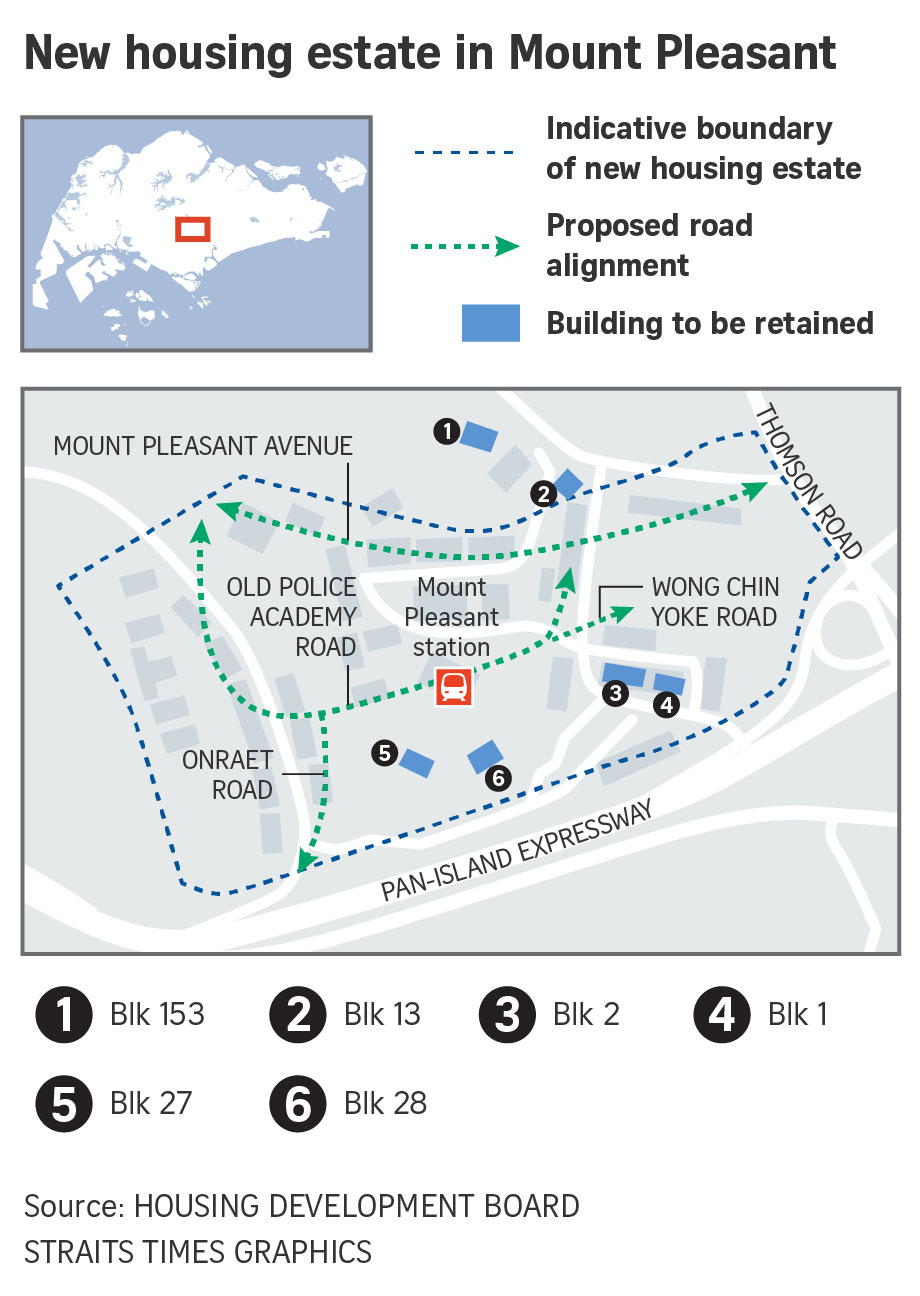 Six BTO projects with 5,000 homes to be built in Mount Pleasant; first ...