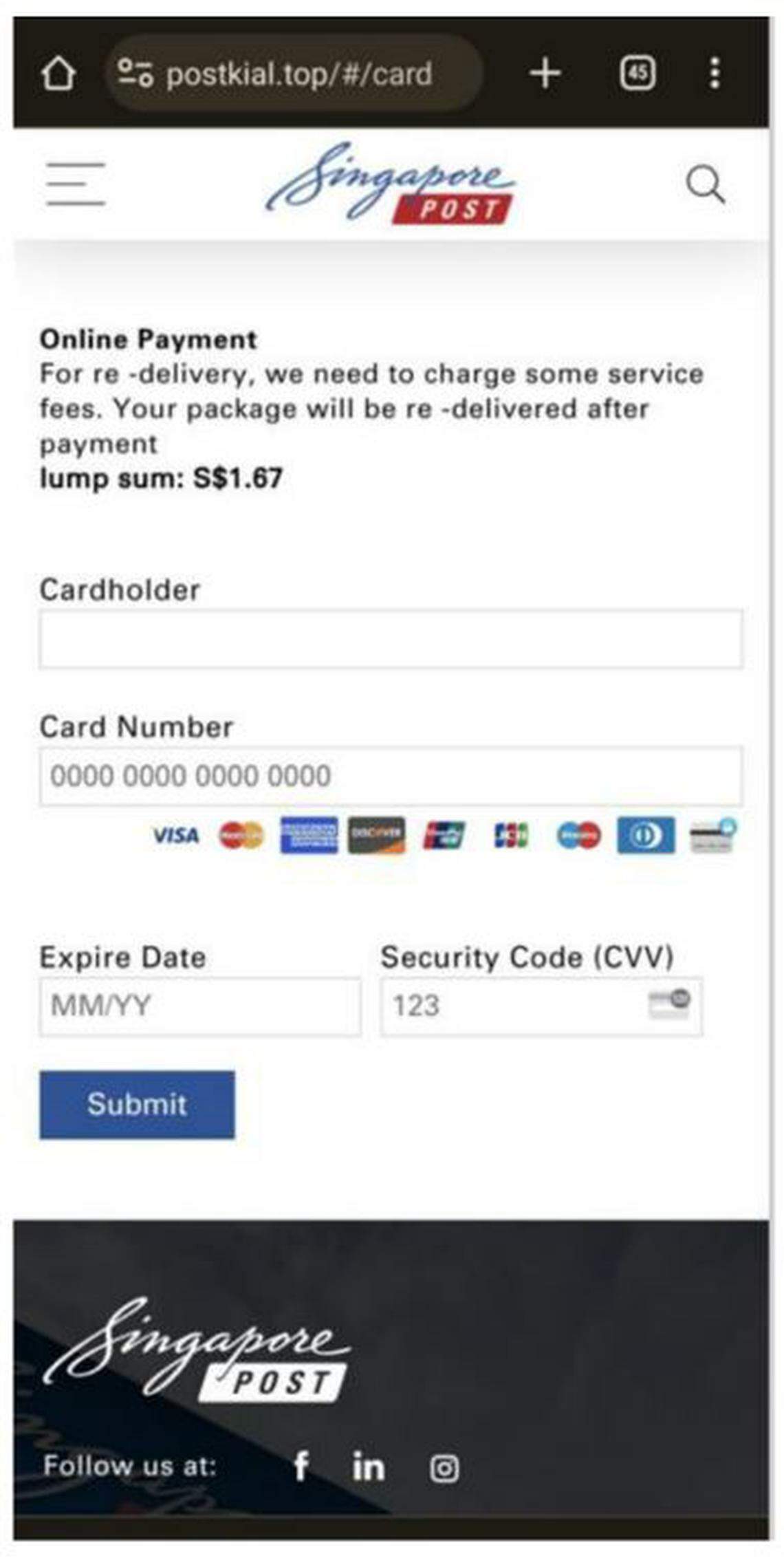 At least 25 people lost $38,000 in October due to parcel delivery scams ...